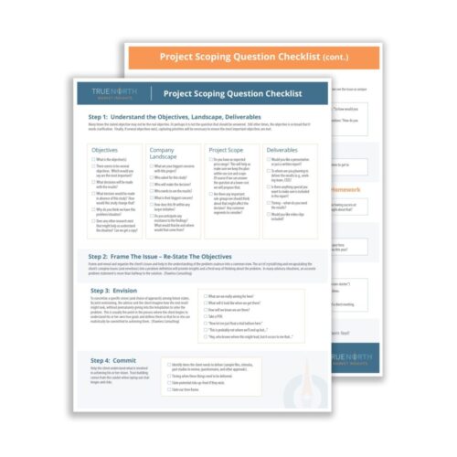 Project Scoping Checklist – True North Market Insights